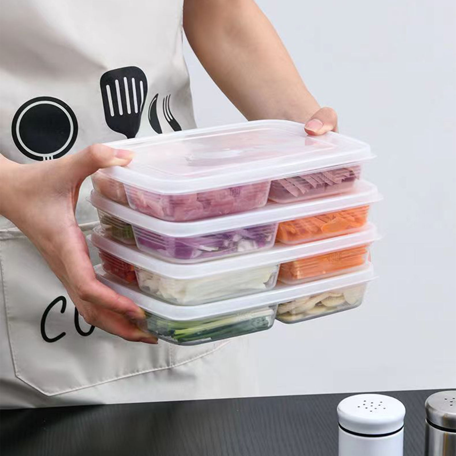 FeiFu Refrigerator Storage Box Modular Fridge Organizer Airtight Meat ...