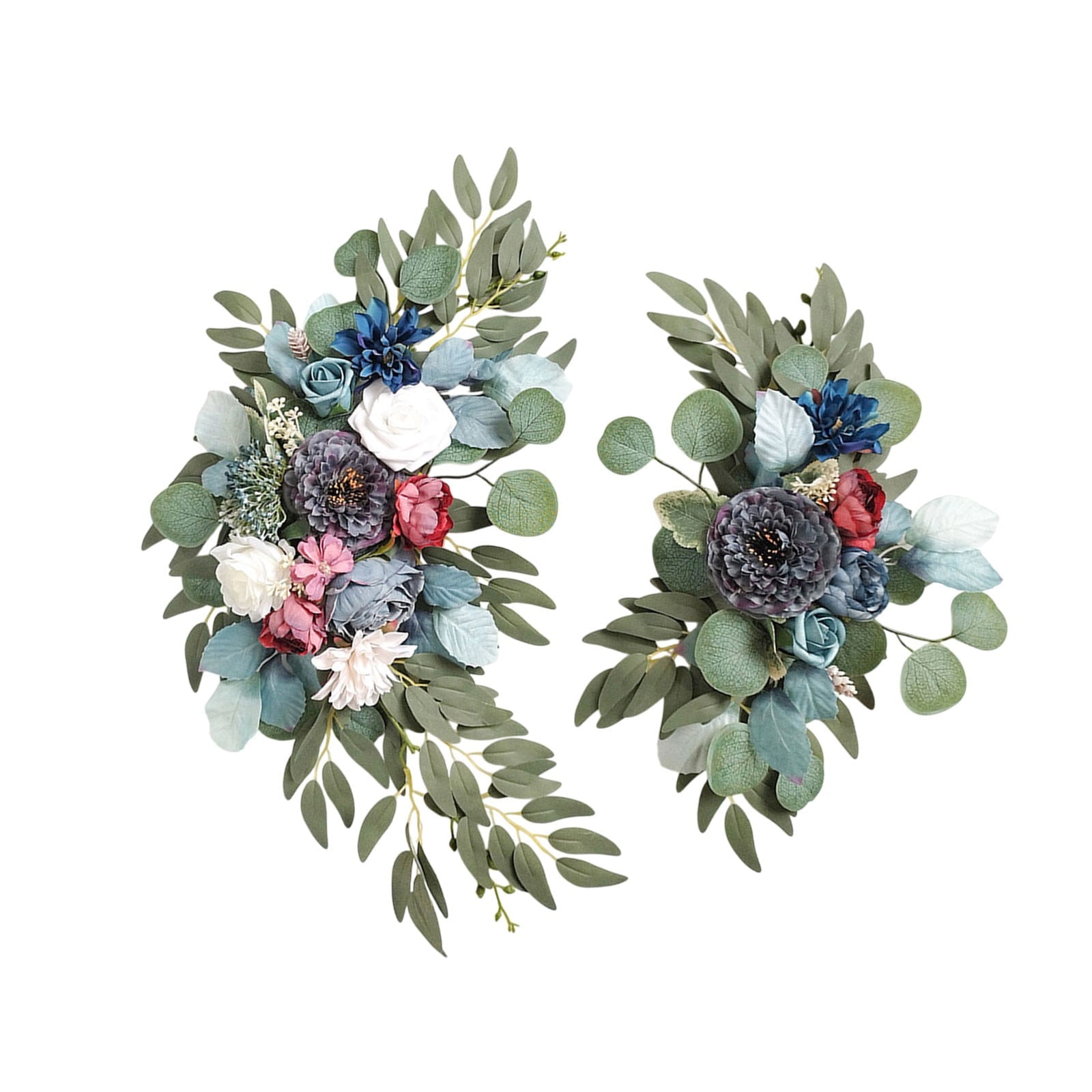 FeiFu Wedding Welcome Floral Sign Simulated Flower Arrangement ...
