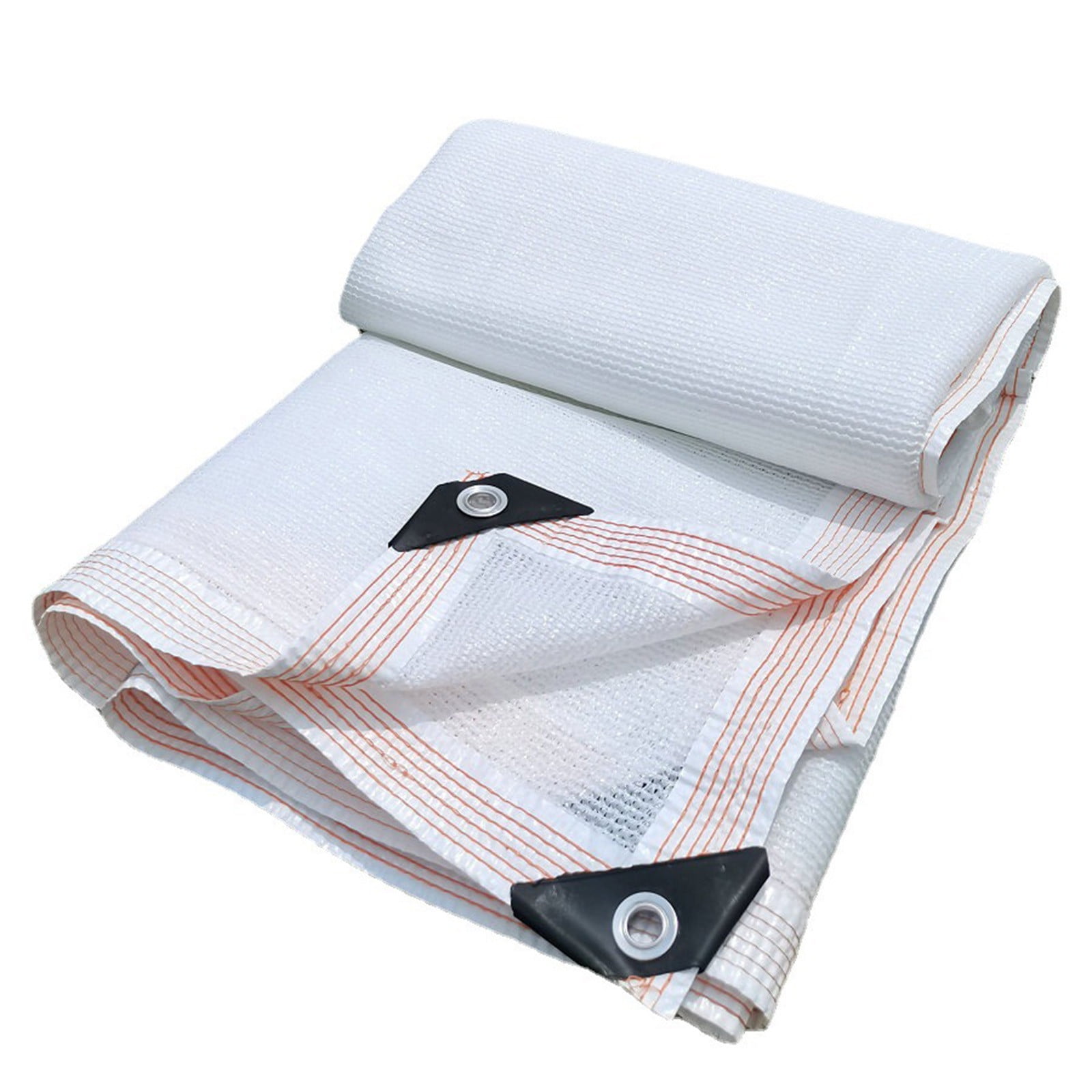 FeiFu White Outdoor Sunshade Cloth Heat Blocking Pergola Cover with ...