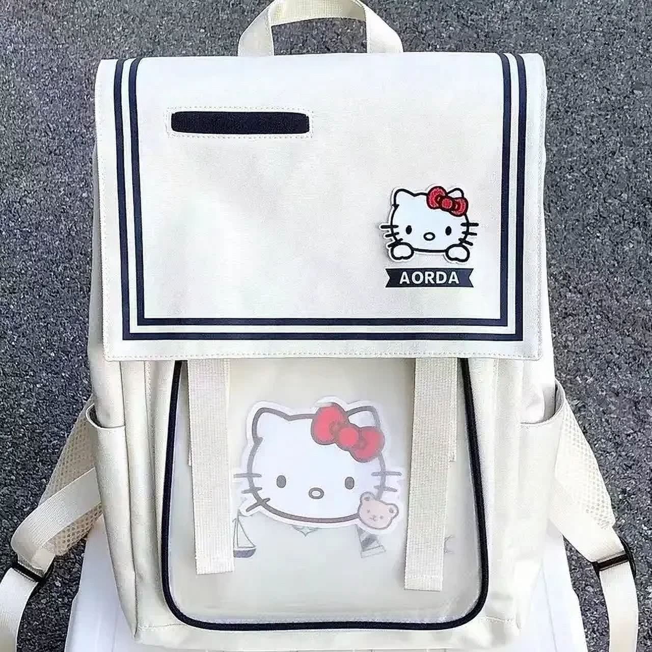 FeiKong 2024 New Sanrio Hellokitty Backpack Female Cute Niche Backpack ...