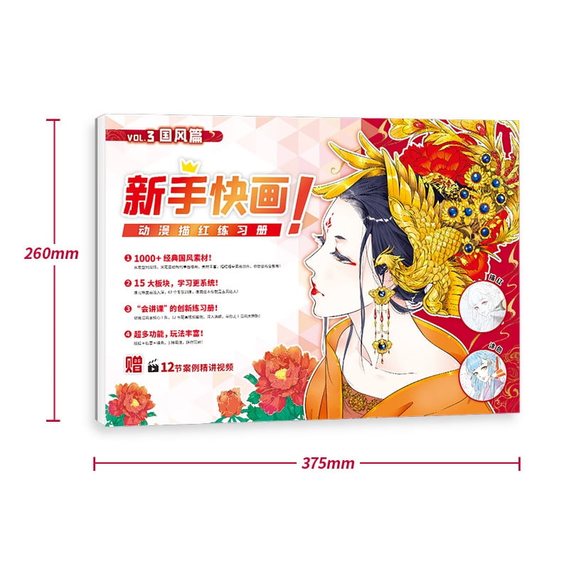 FeiKong Beginner Anime Manga Materials Book Sketch Character Figure ...