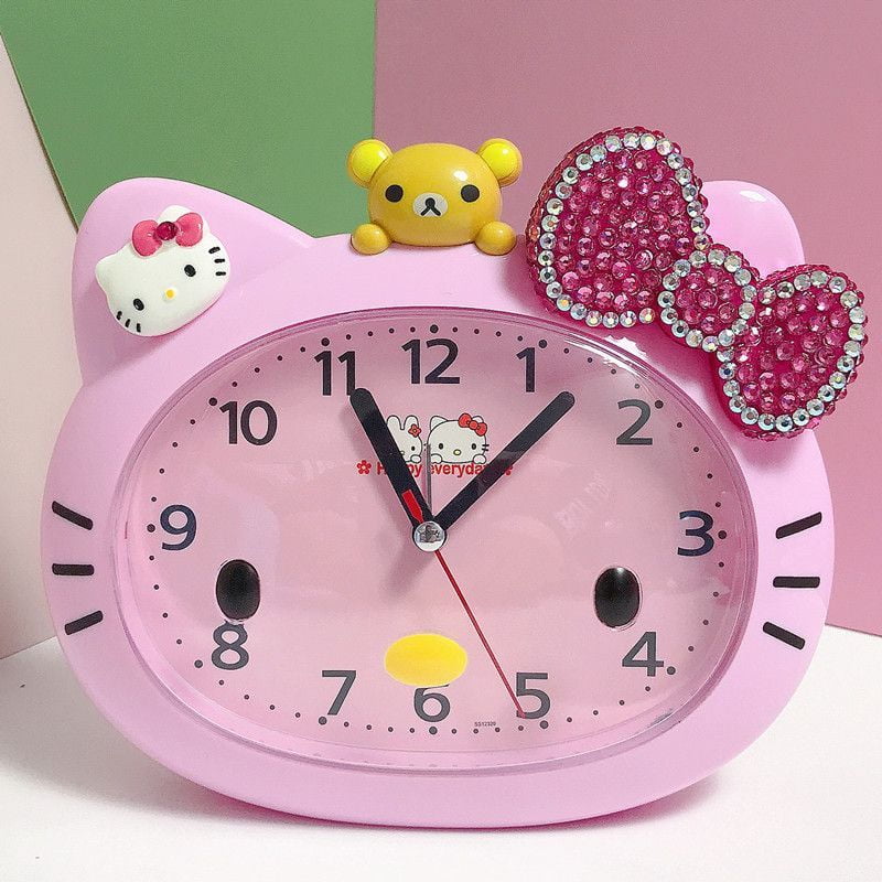FeiKong New Hello Kitty series printed alarm clock Kawaii Sanrio ...