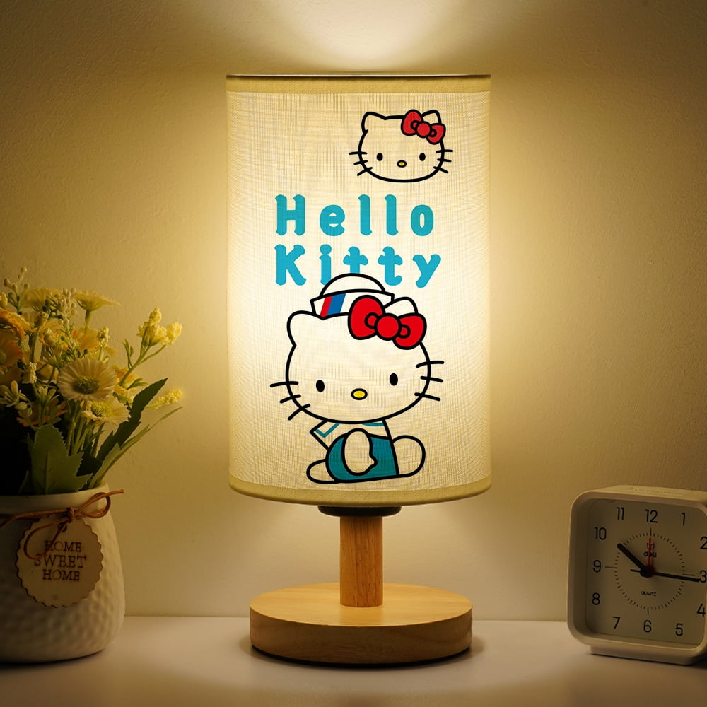 FeiKong Sanrio Hello Kittys‘ Desk Lamp Led Bedroom Study Cartoon Solid ...