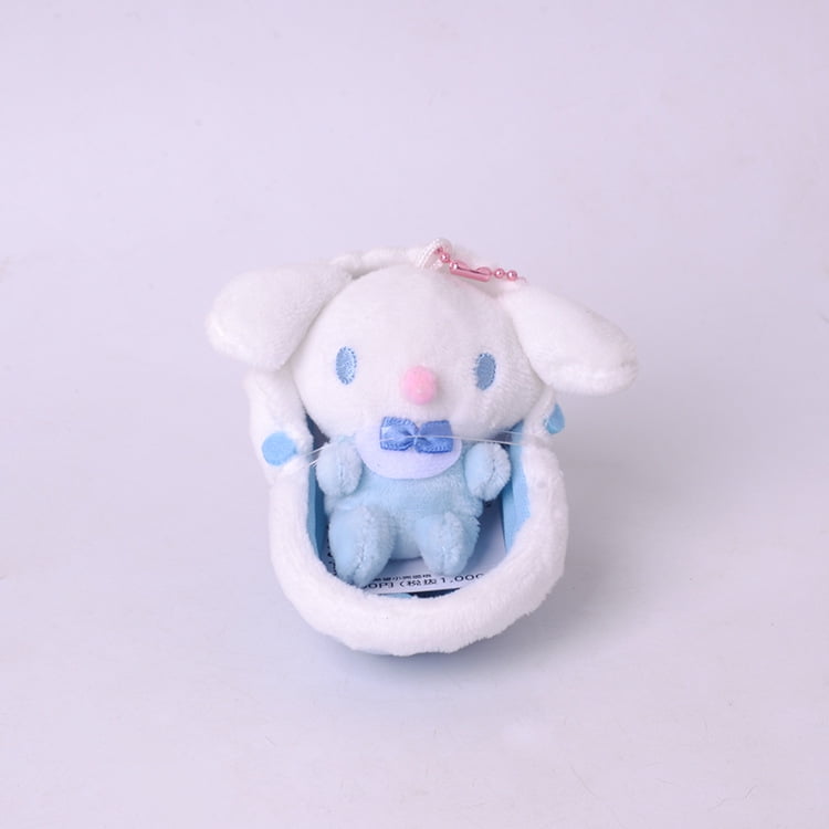 FeiKong Sanrio Keychain Kawaii 10Cm Plush Kuromi Cinnamoroll Baby ...