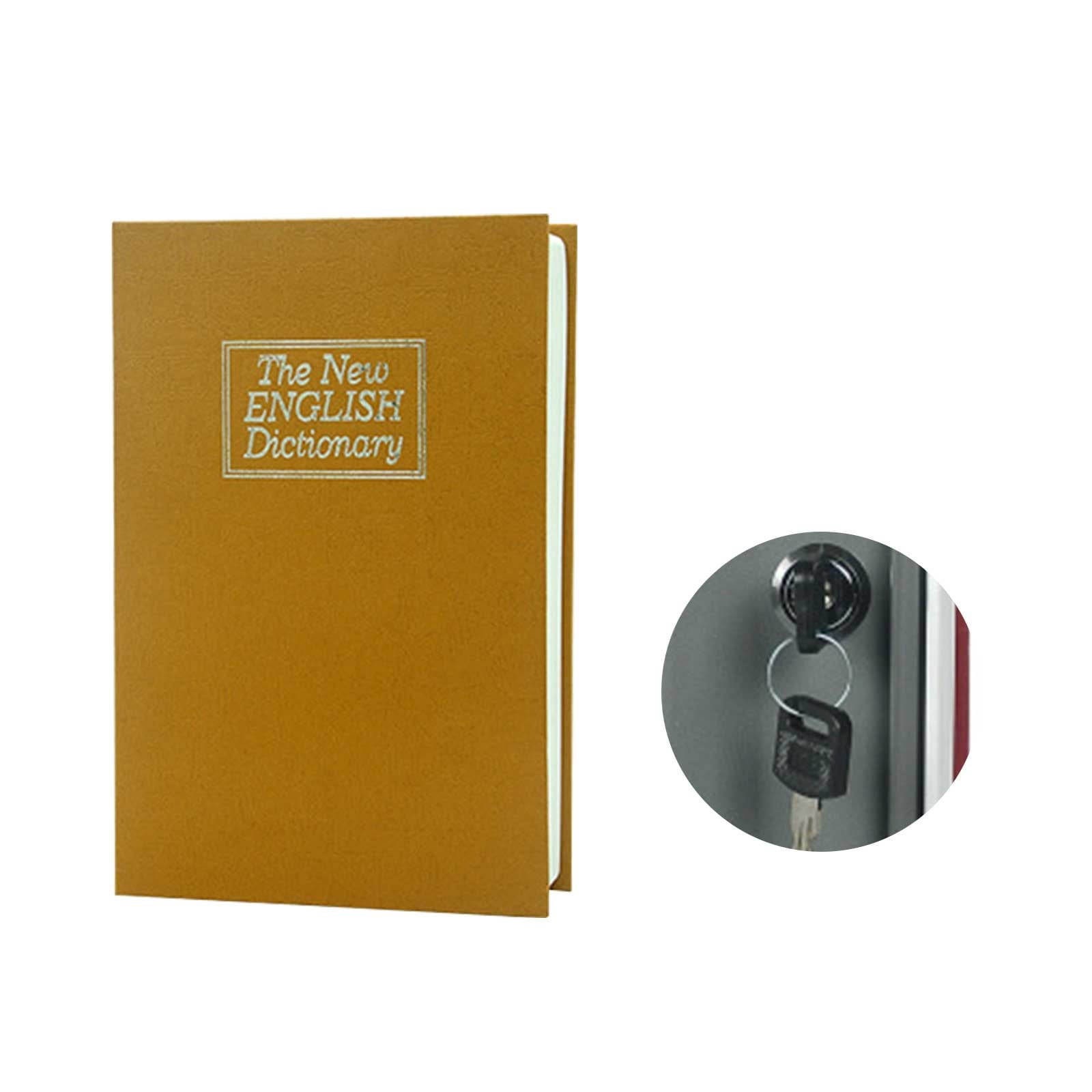 Feiboyy Secret Book Box Book With Combination Lock Metal Lock Box Real ...