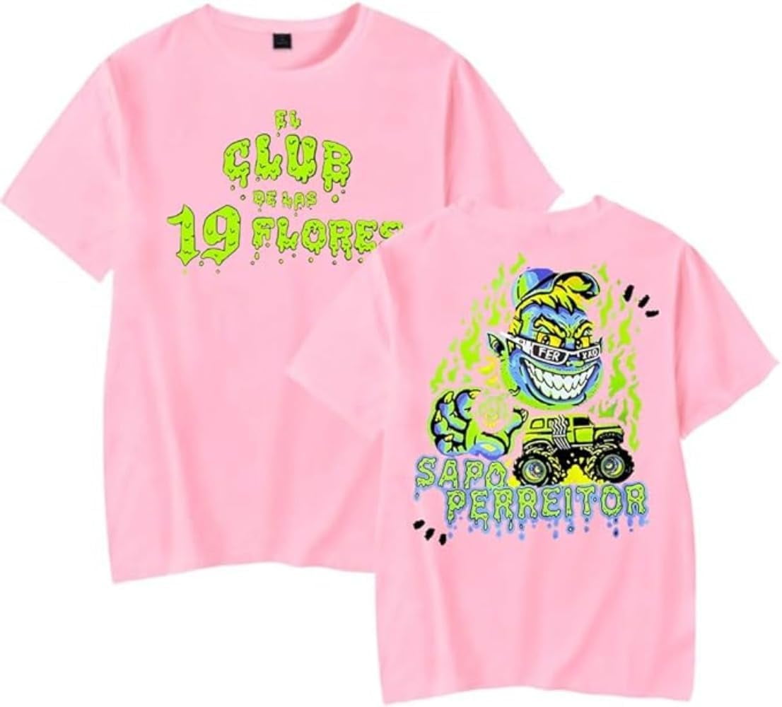 Feid El Club de las 19 Flores T-Shirt Feid 2024 Merch Women Men Summer ...