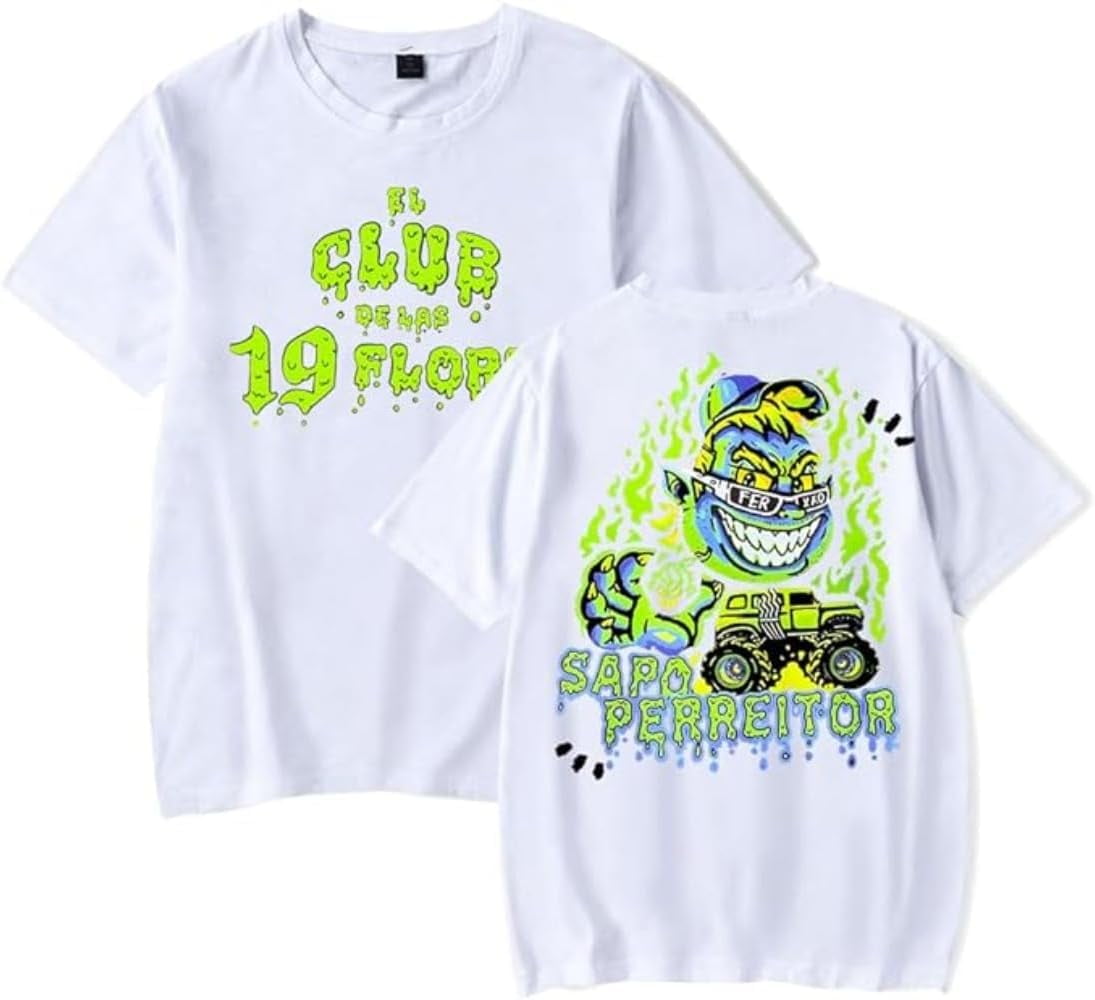 Feid El Club de las 19 Flores T-Shirt Feid 2024 Merch Women Men Summer ...