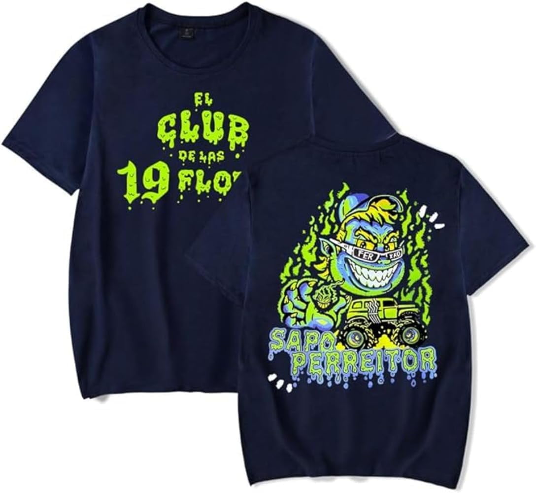 Feid El Club de las 19 Flores T-Shirt Feid 2024 Merch Women Men Summer ...