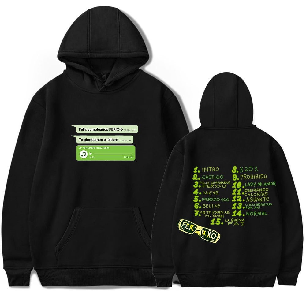 Feid Feliz Cumpleanos Ferxxo Tracklist Merch Hoodies Winter Men/Women ...