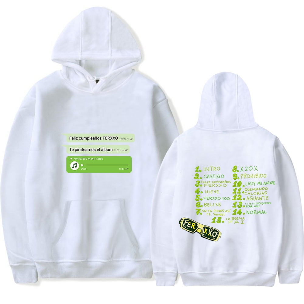 Feid Feliz Cumpleanos Ferxxo Tracklist Merch Hoodies Winter Men/Women ...