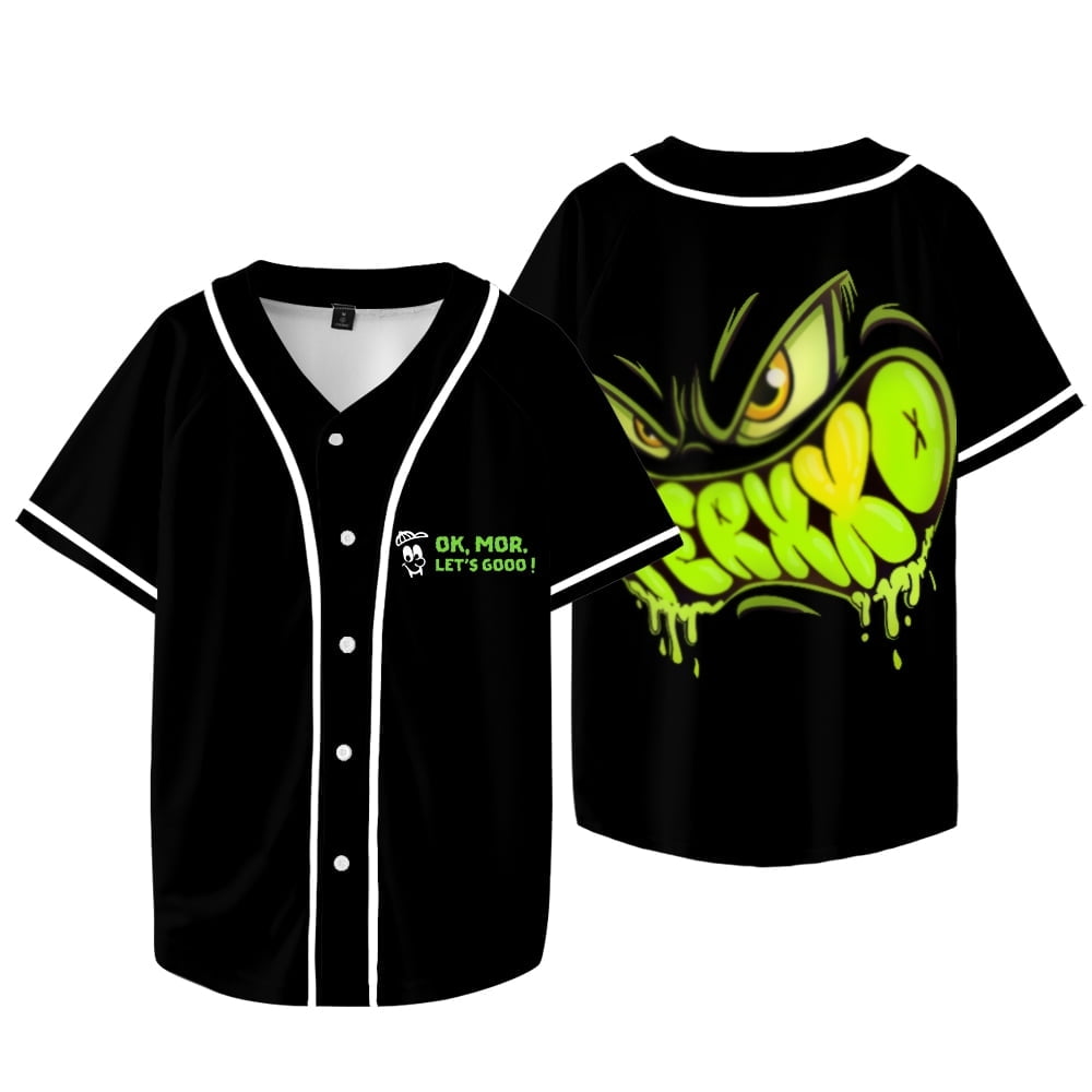 Feid Ferxxo Calipsis Merch Baseball Jersey Unisex V-neck Button Casual ...