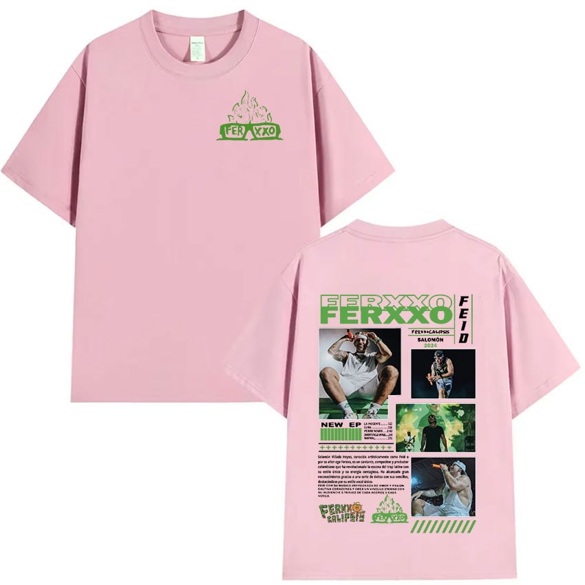 Feid Ferxxo Ferxxocalipsis Tour 2024 New Album T Shirt Men's Hip Hop ...