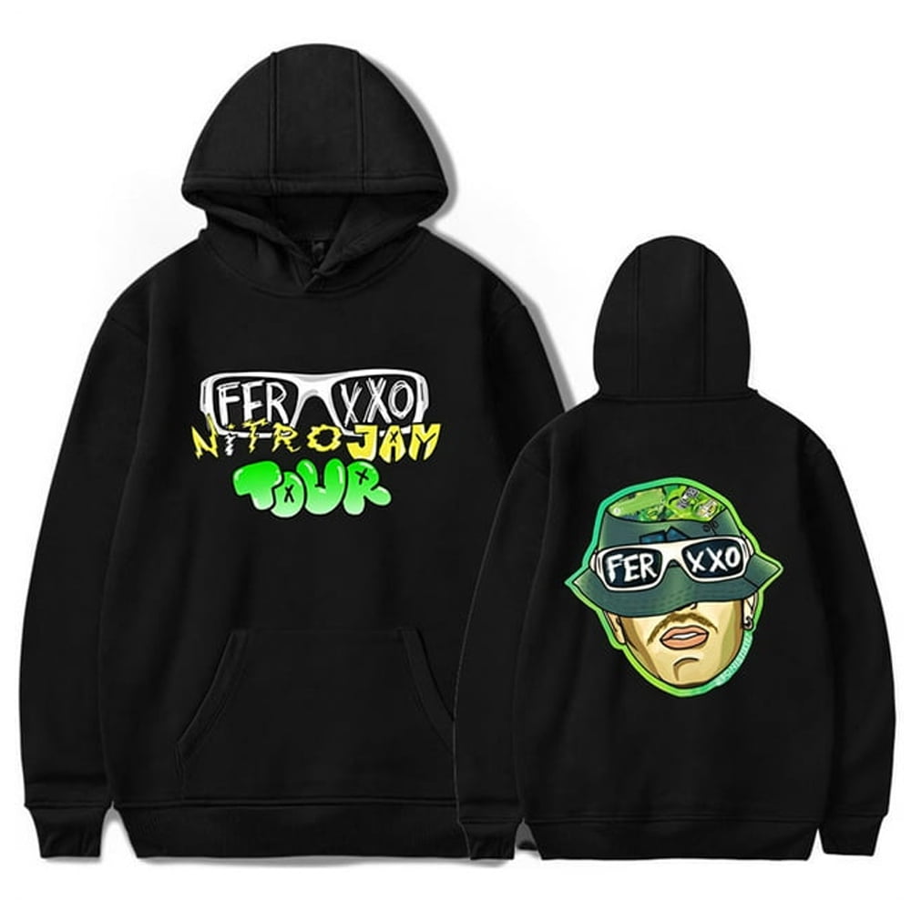 Feid Ferxxo Hoodie Nitro Jam Tour Merch Women Men Long Sleeve ...