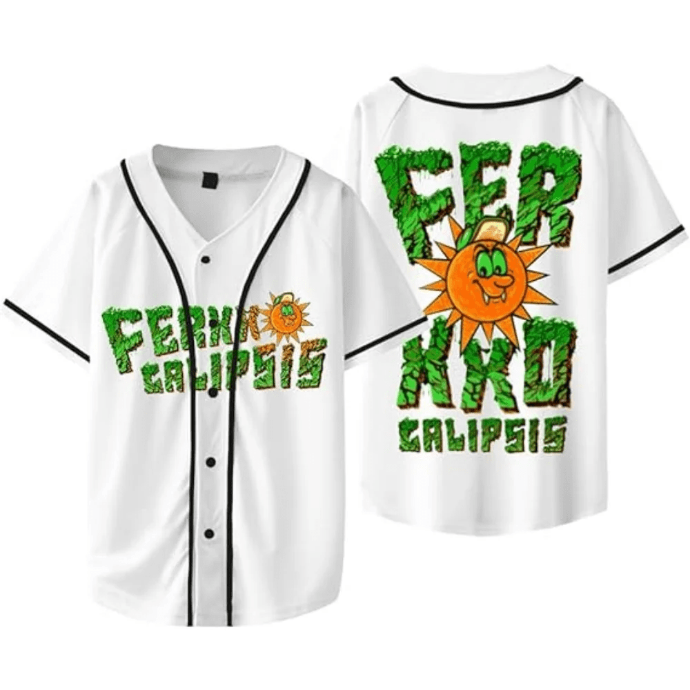 Feid Ferxxo Merch Ferxxocalipsis Baseball Jersey Short Sleeve ...