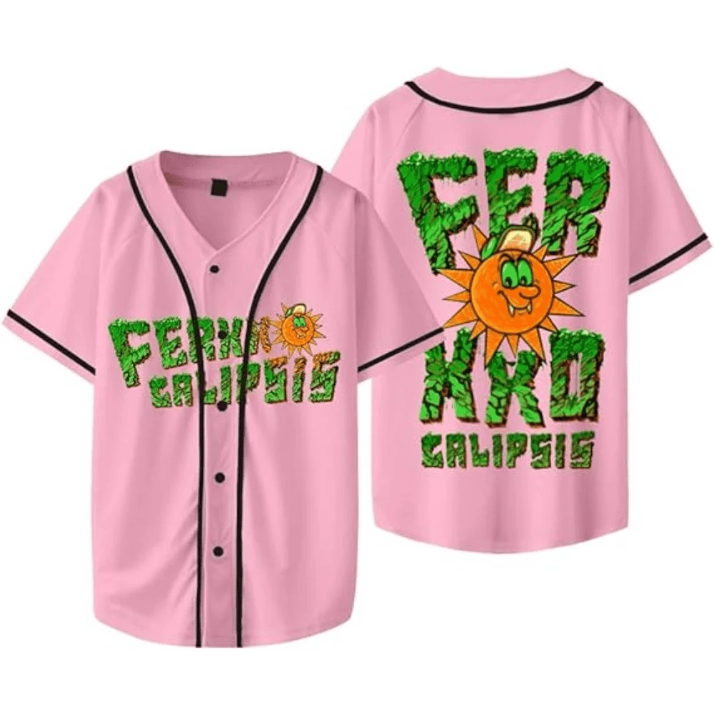 Feid Ferxxo Merch Ferxxocalipsis Baseball Jersey Short Sleeve ...