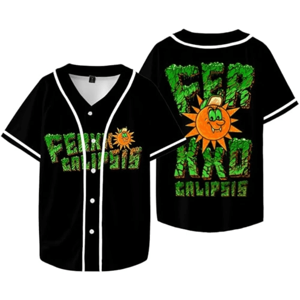 Feid Ferxxo Merch Ferxxocalipsis Baseball Jersey Short Sleeve ...