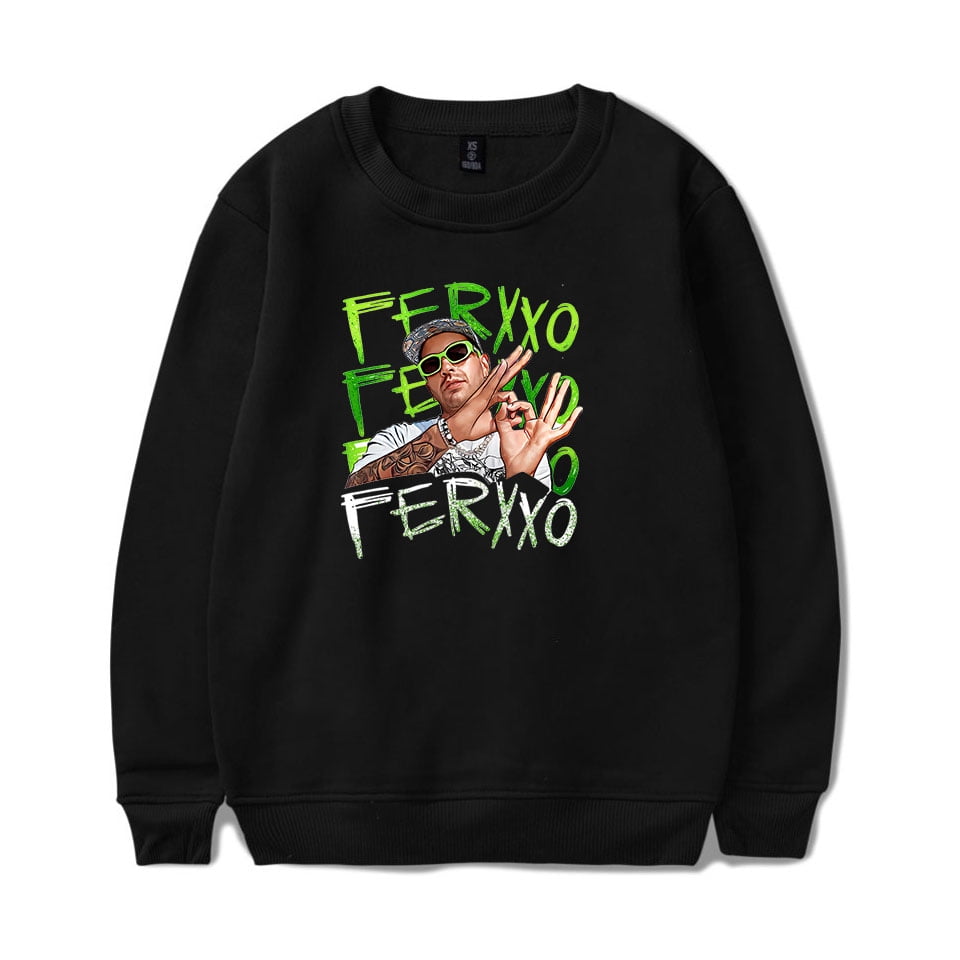 Feid Ferxxo Merch Long Sleeve Crewneck Sweatshirt For Men/Women Winter ...