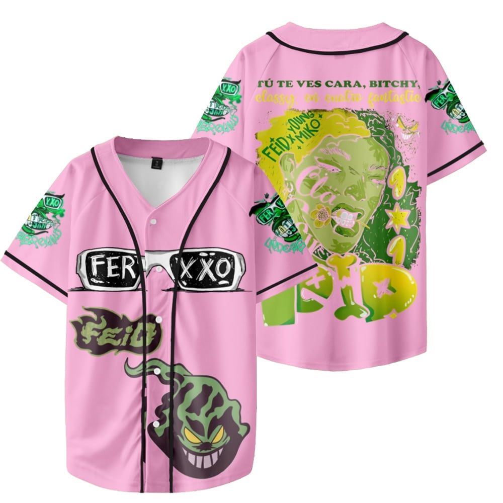 Feid Ferxxo Nitro Jam Underground Tour Merch Baseball Jersey V-Neck ...