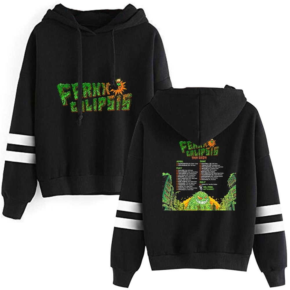 Feid Ferxxo Tour Pocketless Parallel Bars Sleeve Sweatshirt Man/Woman ...