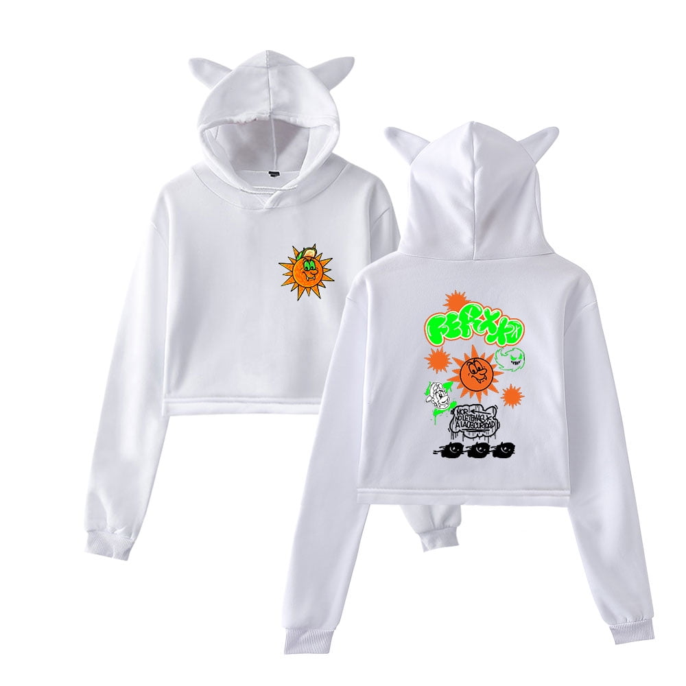 Feid Ferxxo calipsis Tour Merch Cat Ear Hoodie HipHop Style Long ...
