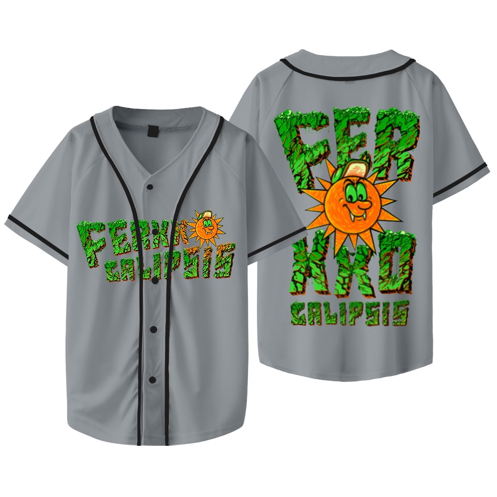 Feid Ferxxocalipsis Logo Merch Jersey Ferxxo Tour Baseball T-shirts ...