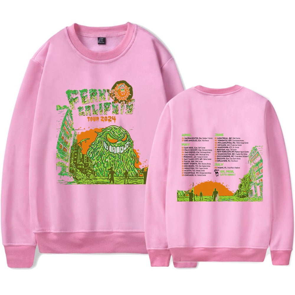 Feid Ferxxocalipsis Tour 2024 Merch Long Sleeve Crewneck Sweatshirt For ...