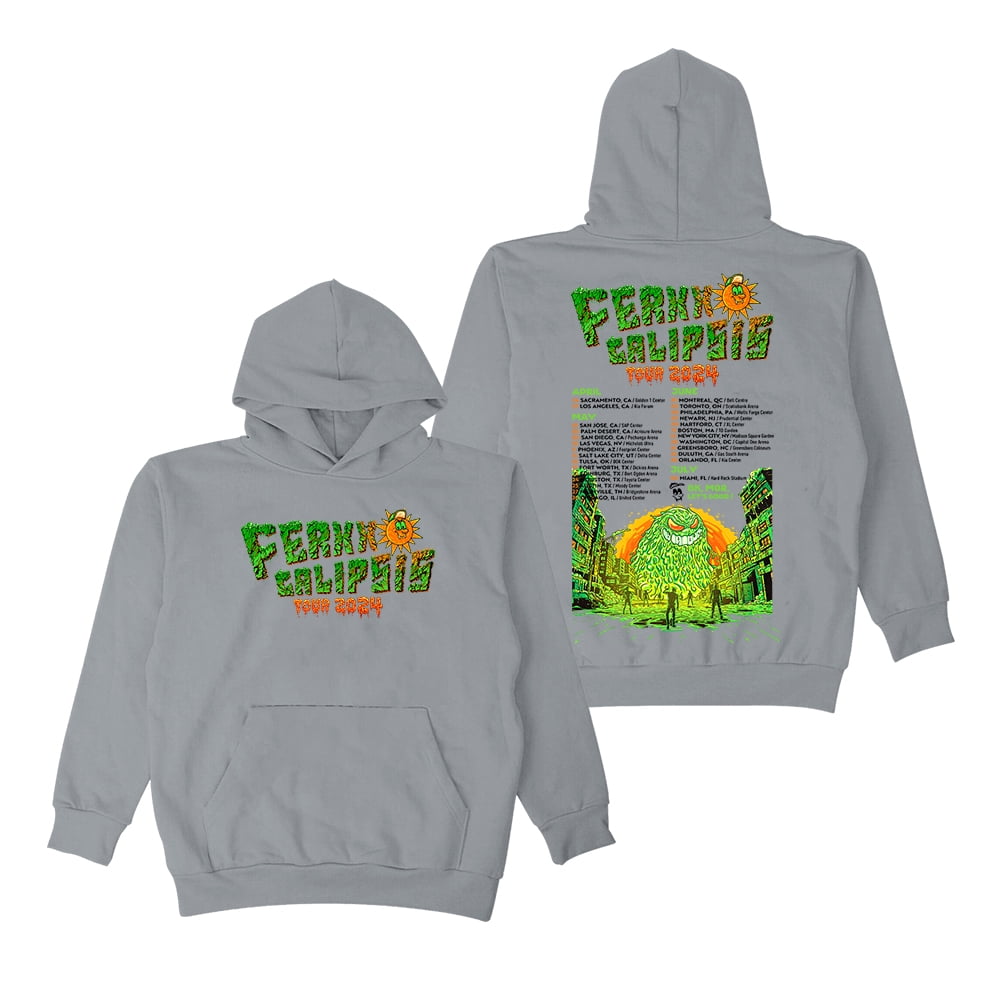 Feid Ferxxocalipsis Tour Merch Hoodies Ferxxo Calipsis Logo Pullovers ...