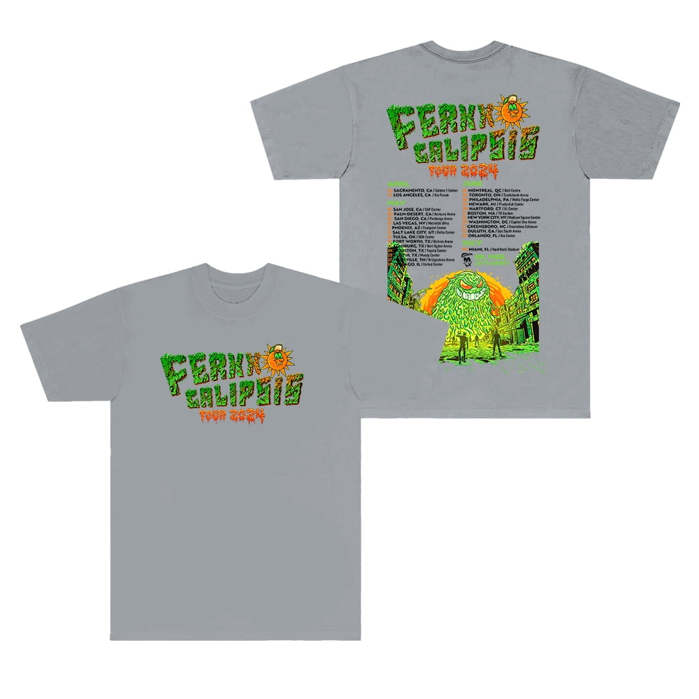 Feid Ferxxocalipsis Tour Merch T-shirts Ferxxo Calipsis New Logo Tee ...