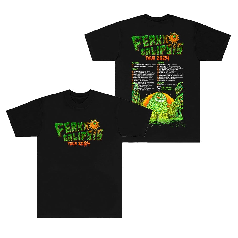 Feid Ferxxocalipsis Tour Merch T-shirts Ferxxo Calipsis New Logo Tee ...