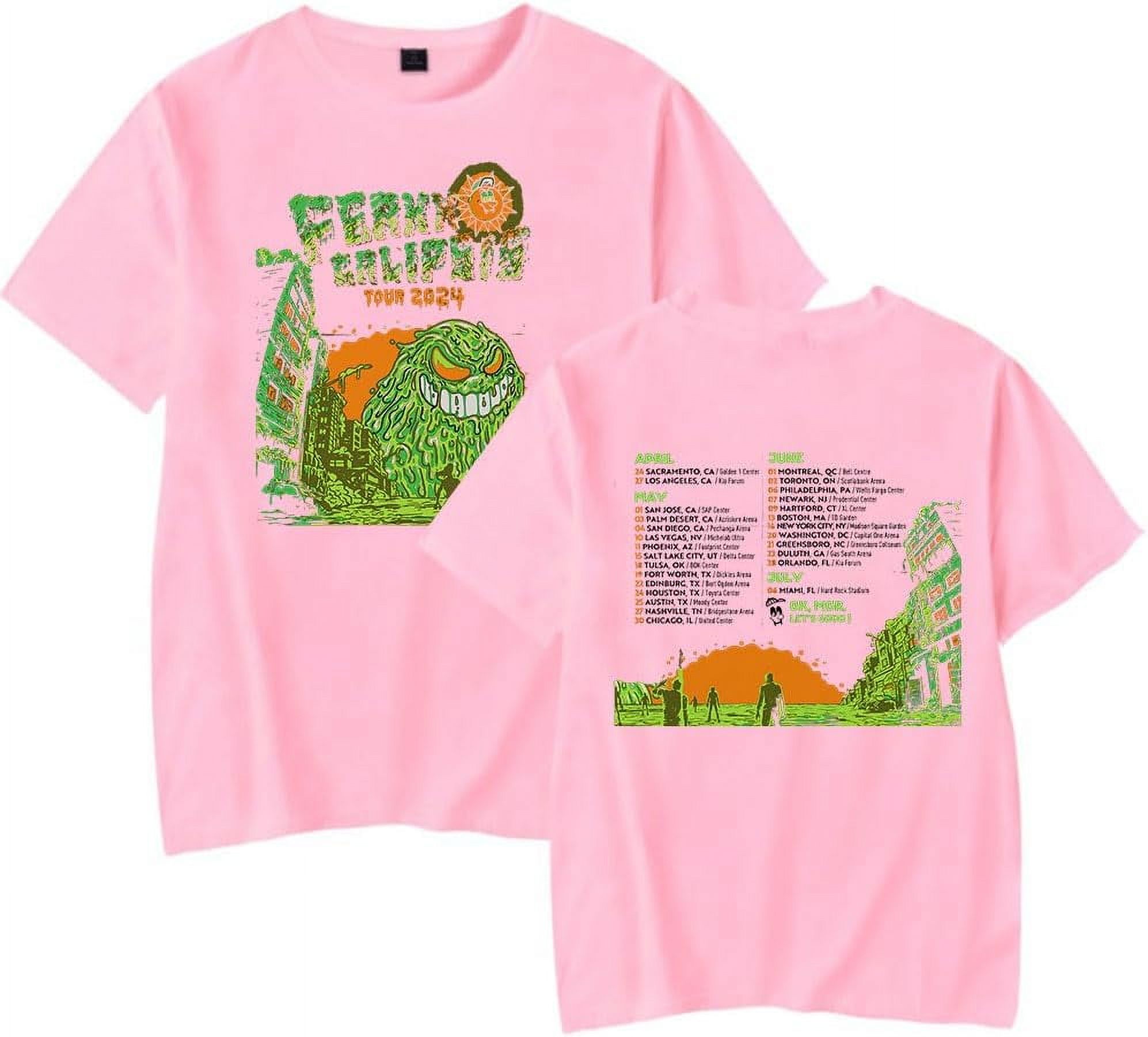 Feid Merch Feid Ferxxo Calipsis Tour 2024 T-Shirt Women Men Summer ...
