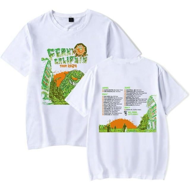 Feid Merch Feid Ferxxo Calipsis Tour 2024 T-Shirt Women Men Summer ...