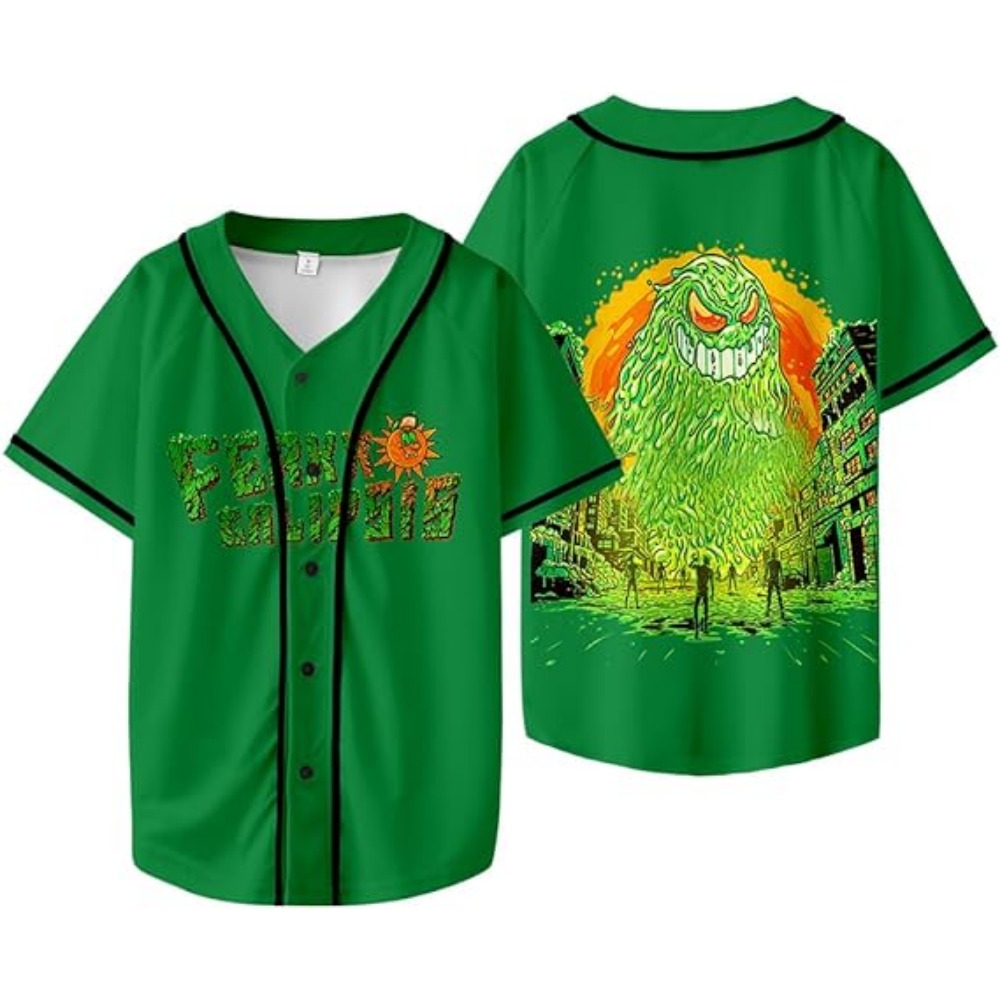 Feid Monster Ferxxo Ferxxocalipsis Tour 2024 Merch Baseball Jersey V ...