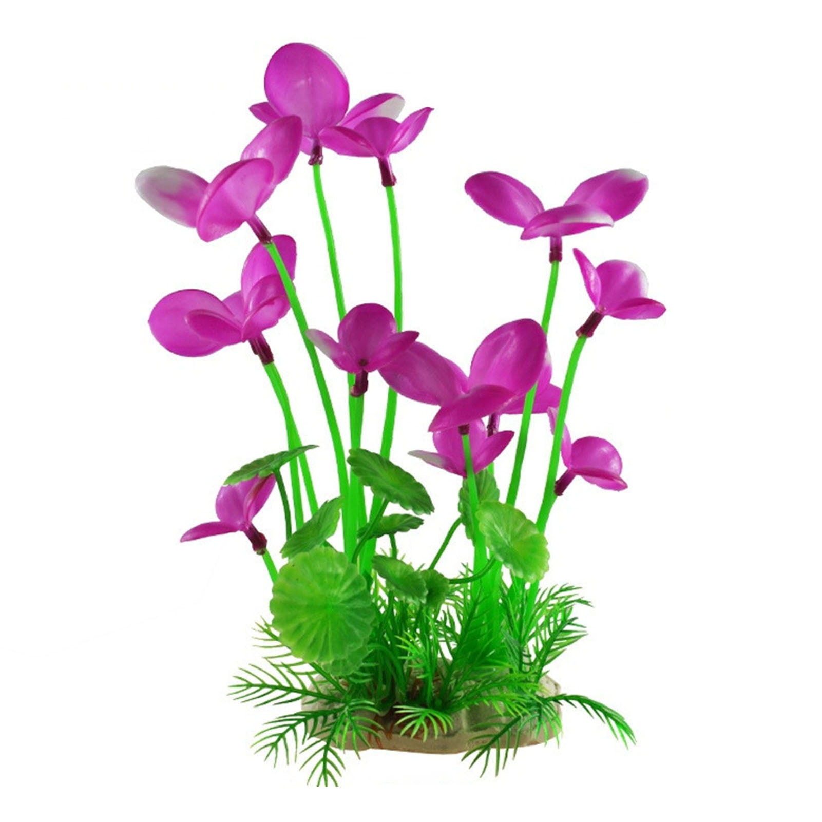 Feierber Artificial Water Plants with Sturdy Base - Realistic Looking ...