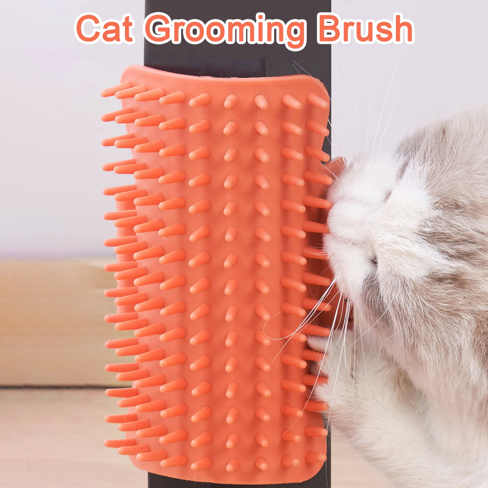Feierber Cat Self Groomer 1 Pack Wall Corner Brushes Soft Cat Corner ...