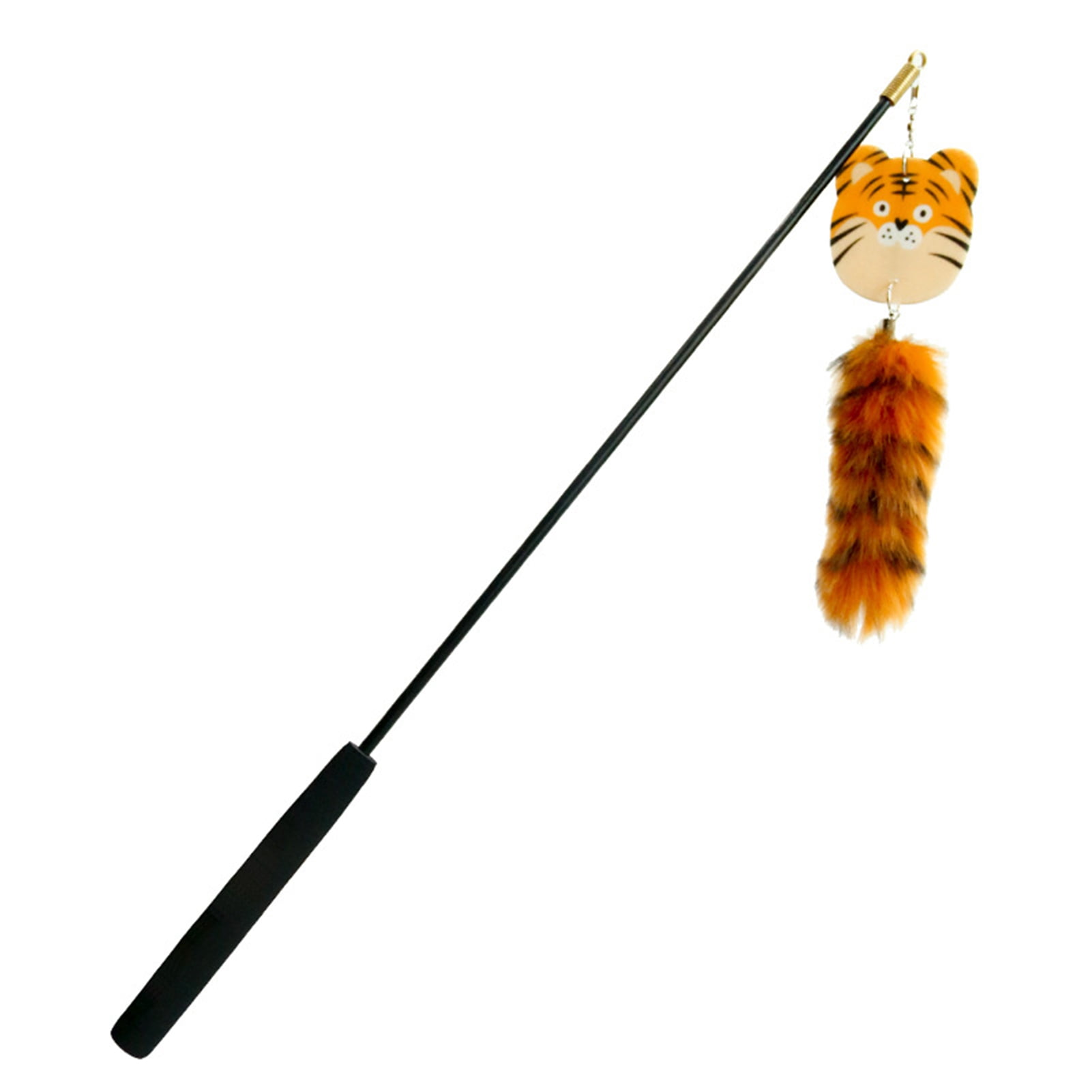 Feierber Cat Teaser Rod Plush Tail Design Adorable Appearance Cartoon ...
