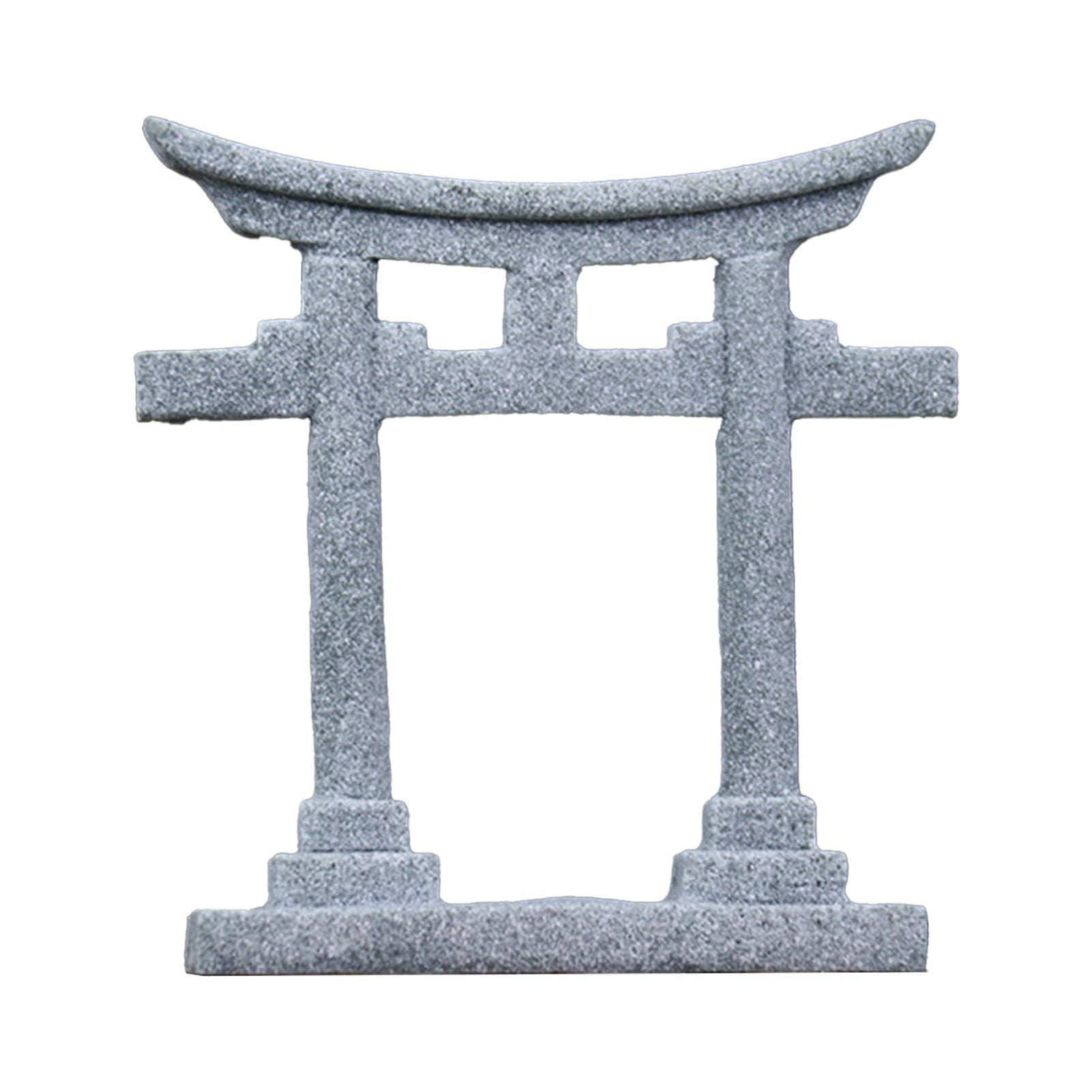 Feierber Fish Tank Ornament Japanese Shinto Torii Shrine Gate Model ...