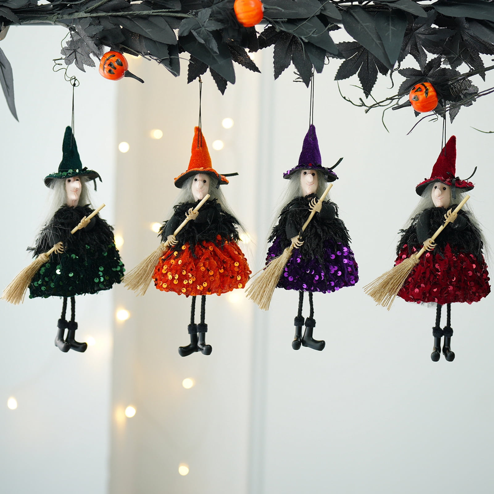 Feierber Halloween Decorations Halloween Witch Hanging Decoration ...
