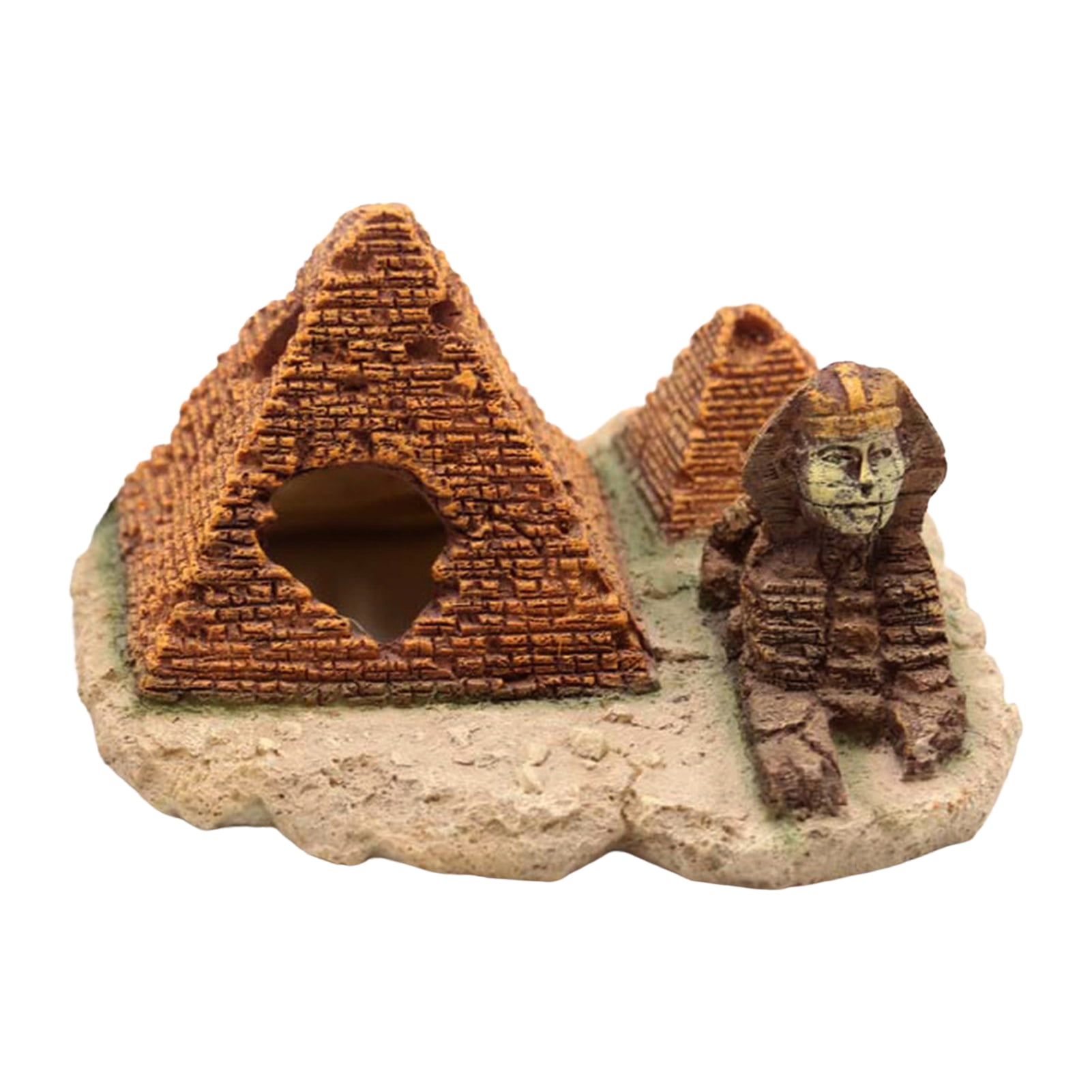 Feierber Pyramid Sphinx Ornament - Colorfast Resin Decoration, Anti ...