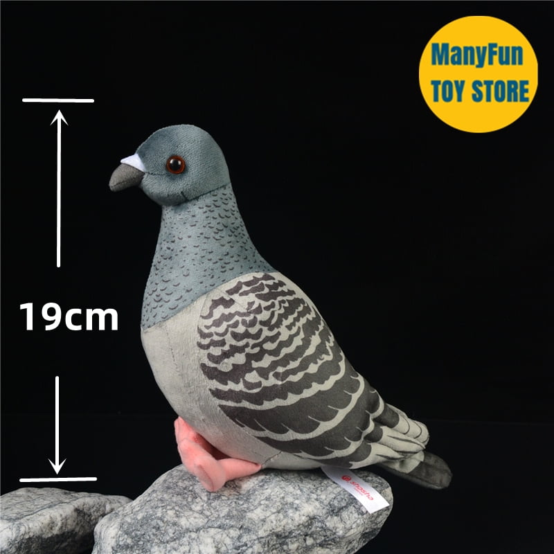 Feikong Realistic Pigeon Plush Toys High Fidelity Anime Cute Plushie ...