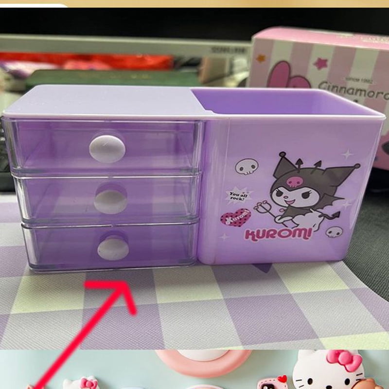 Feikong Sanrio Cartoon Hello Kittys Kuromi Cinnamoroll Desktop Storage ...