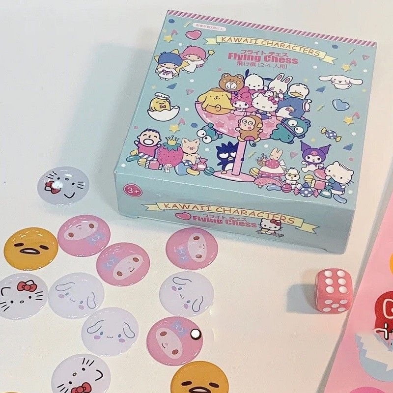 Feikong Sanrio Hello Kitty Cute Cartoon Desktop Flying Chess Kawaii ...