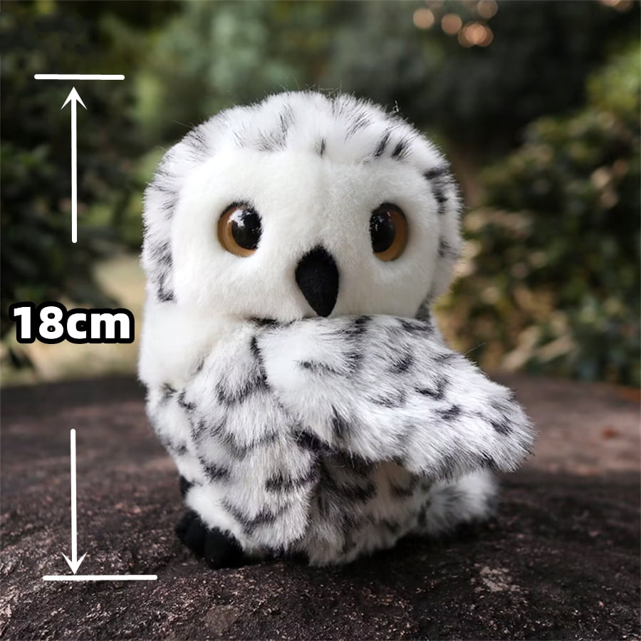 Feikong Snowy Owl High Fidelity Anime Cute Plushie Falcon Bird Plush ...