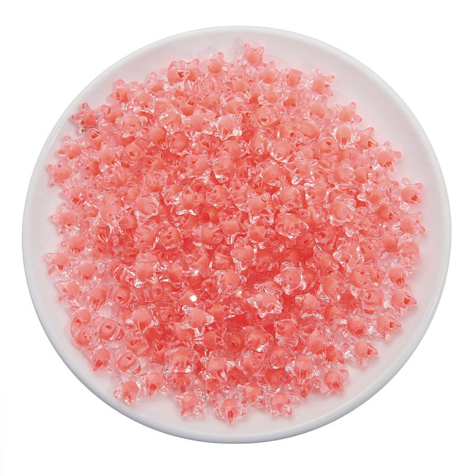 Feildoo 100 PCS Arcylic Star Beads,16.5x16.5mm Beads Loose Space Beads ...