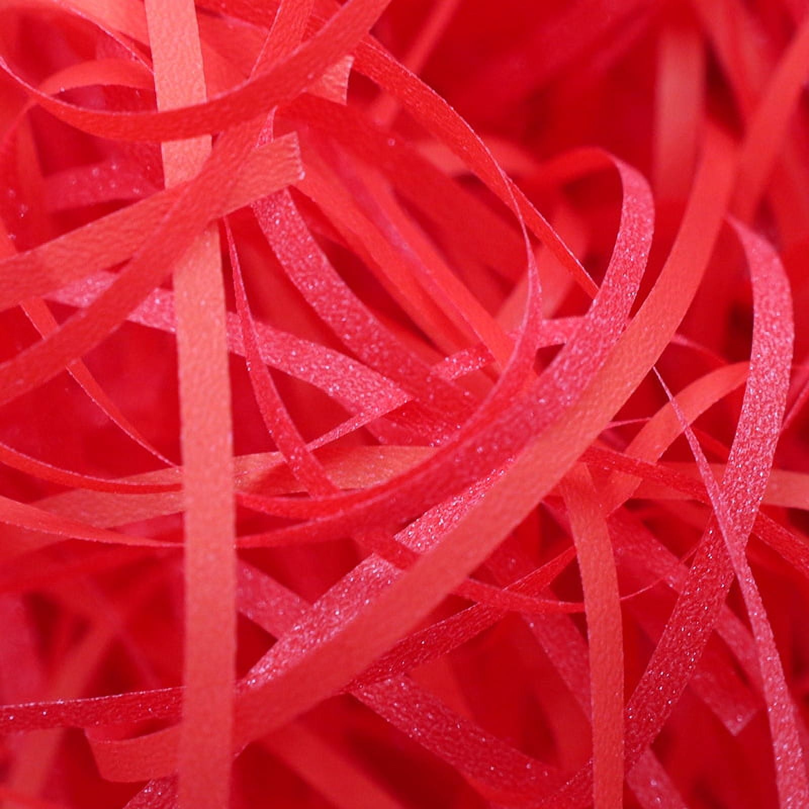 Feildoo 100g Basket Grass Paper Shred Filler, Colorful Straight Raffia ...