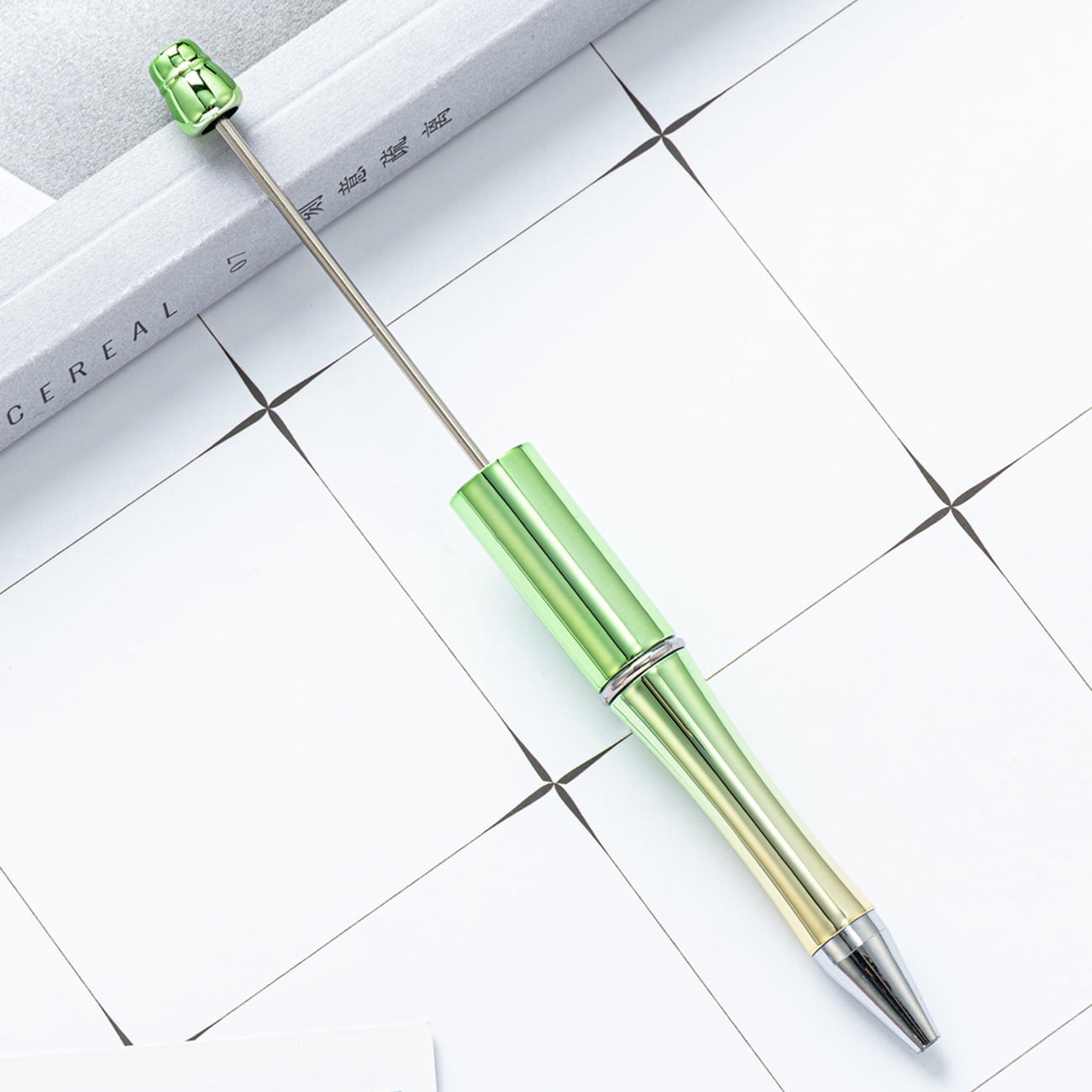 Feildoo 10Pcs Beadable Pens Women Girls DIY Ball Pen Bead Pens ...