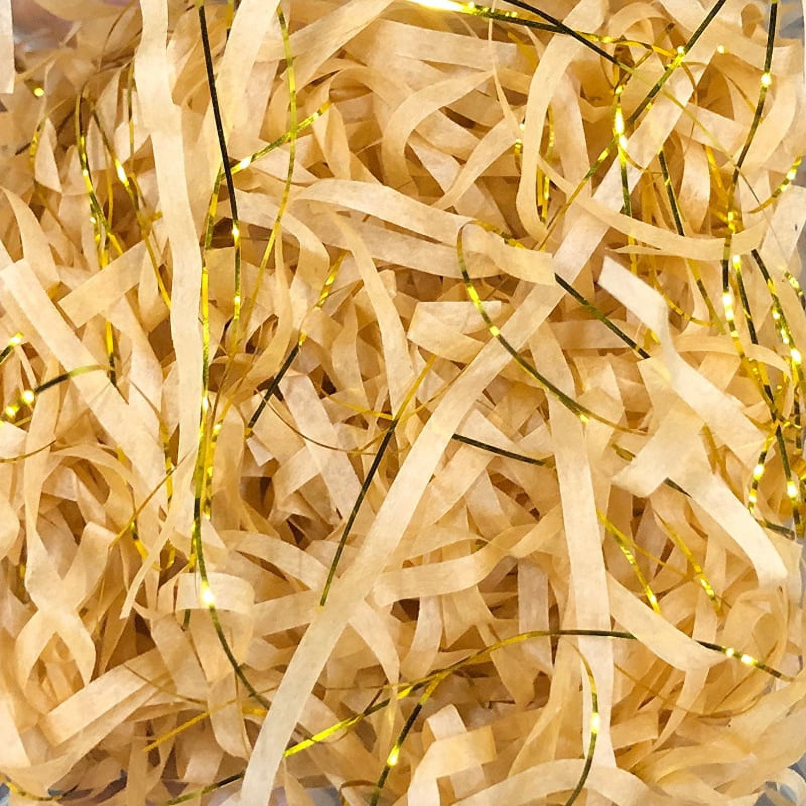 Feildoo Grass Raffia Filler Paper Shreds for Easter Basket Gift ...