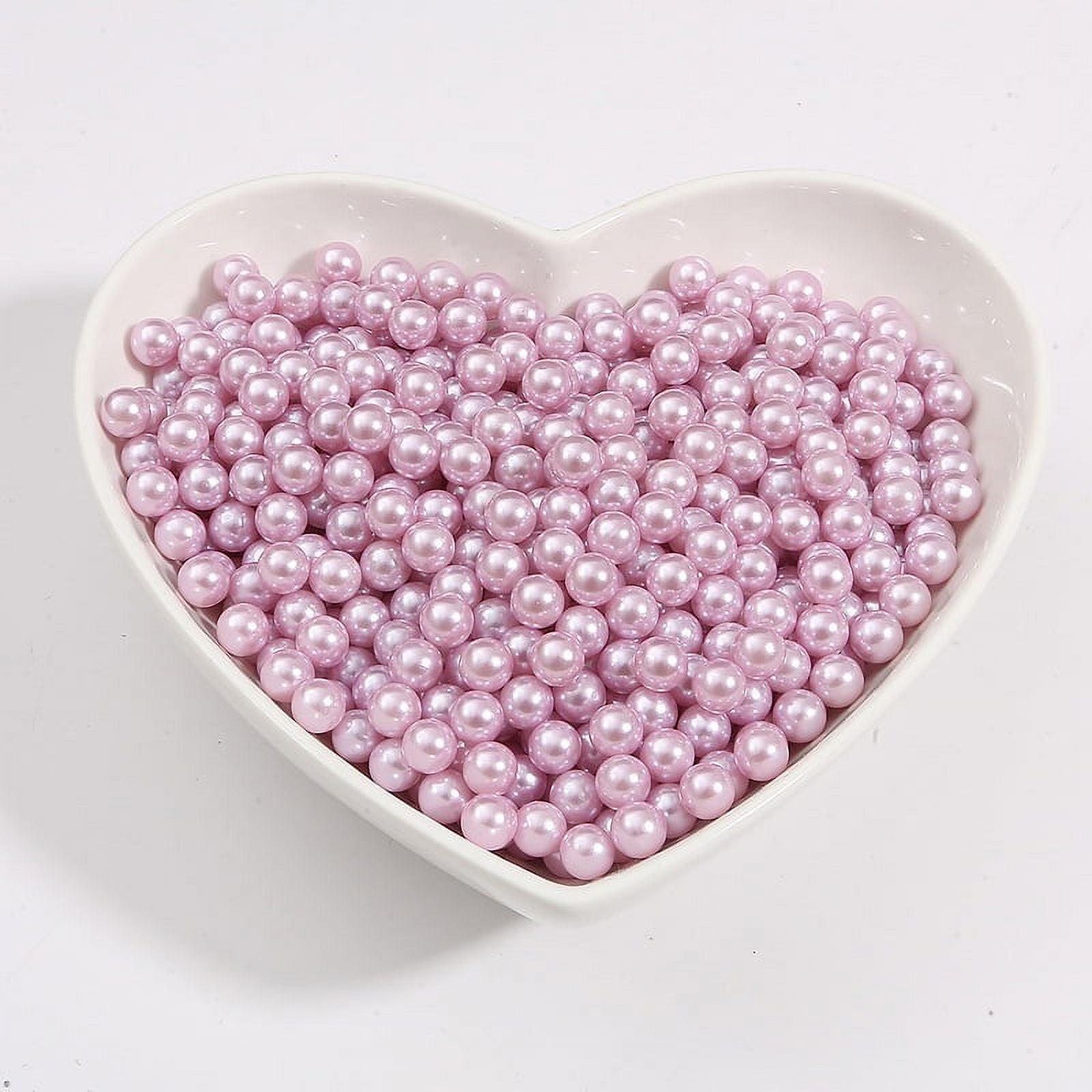 Feildoo 6mm Light Purple Assorted Pearl Beads for Home Decoration DIY ...