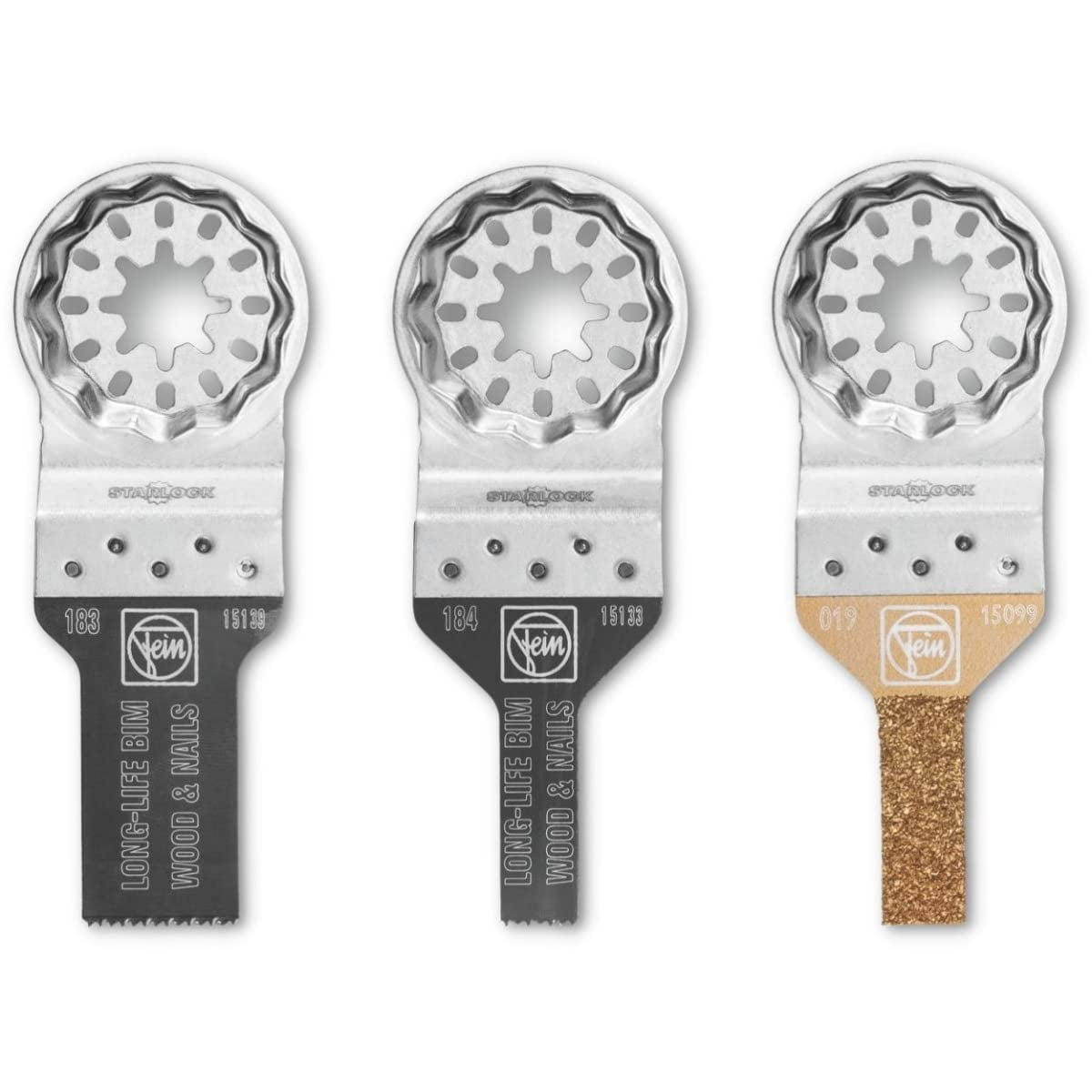 Fein Combo Starlock Mini Cut Saw Blade Set - 3-Piece Kit for Precision ...