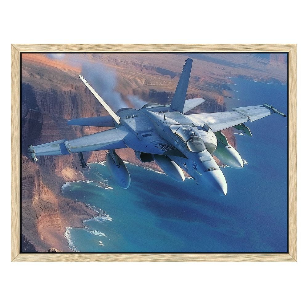 Feiri Airplane Canvas Wall Art Prints Hornet Strike Fighter Jet Poster ...