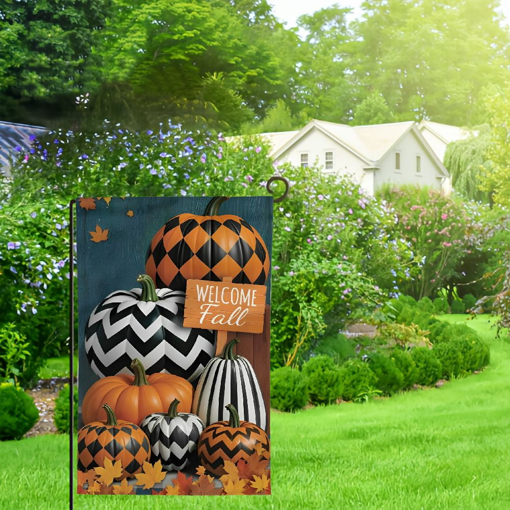 Feiri All Over Printed Fall Double Sided Garden Flags Garden Flag, Fall ...
